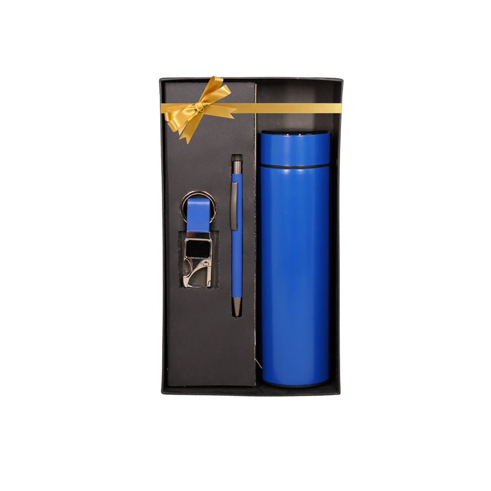 Customizable Blue Corporate Gift Set – Corekraft